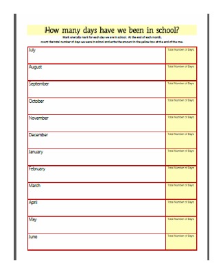 Kindergarten-First Grade Calendar Notebook - Mamas Learning Corner