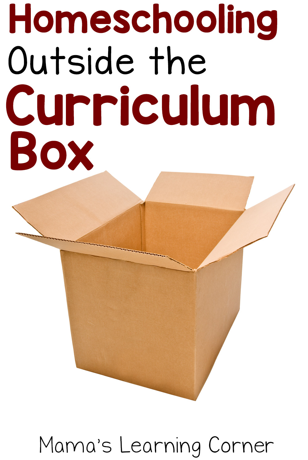 Why We Homeschool Outside the Curriculum Box - Mamas Learning Corner