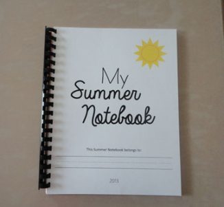 Creating a Summer Notebook - Mamas Learning Corner