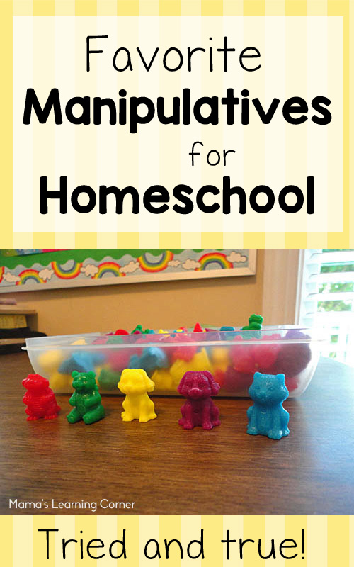 Homeschool Manipulatives for Young Learners - Mamas Learning Corner
