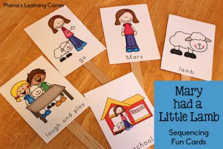 Mary Had a Little Lamb Printable Activities - Mamas Learning Corner