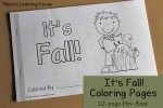 Fall Coloring Pages - Mamas Learning Corner