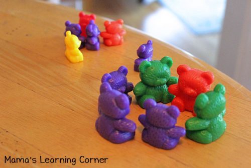 Using Bear Counters in Our Homeschool - Mamas Learning Corner