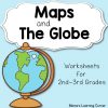 Maps and The Globe Worksheet Packet for 1st-3rd Graders - Mamas ...
