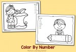 Color By Number Worksheets: September! - Mamas Learning Corner