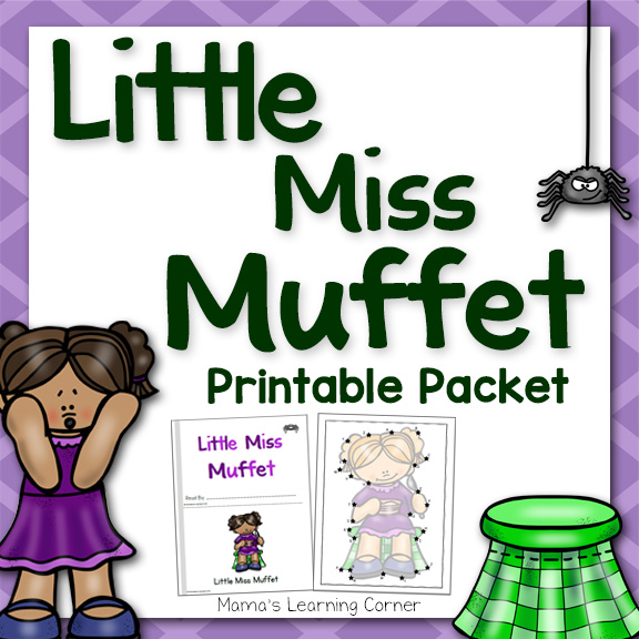 Little Miss Muffet Clipart