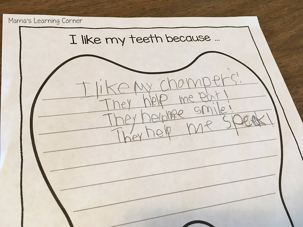 Teeth Activities for Preschool and Kindergarten - Mamas Learning Corner