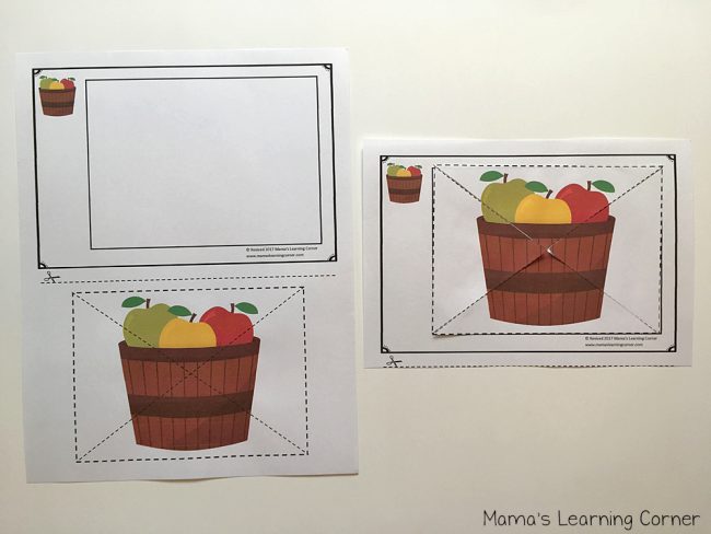 Cutting Practice Worksheets: Apples! - Mamas Learning Corner