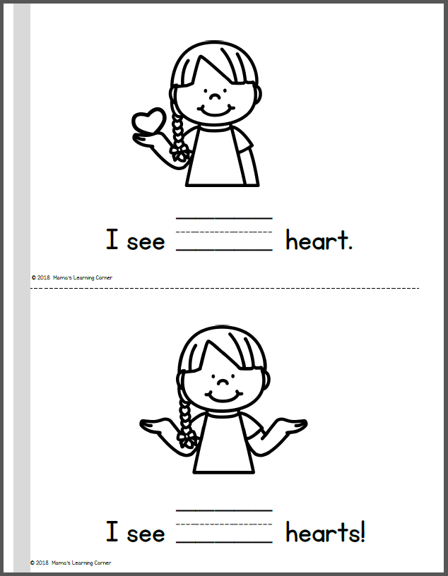 I Can Count Hearts Interactive Counting Booklet - Mamas Learning Corner