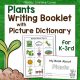 Plants Writing Booklet with Picture Dictionary - Mamas Learning Corner