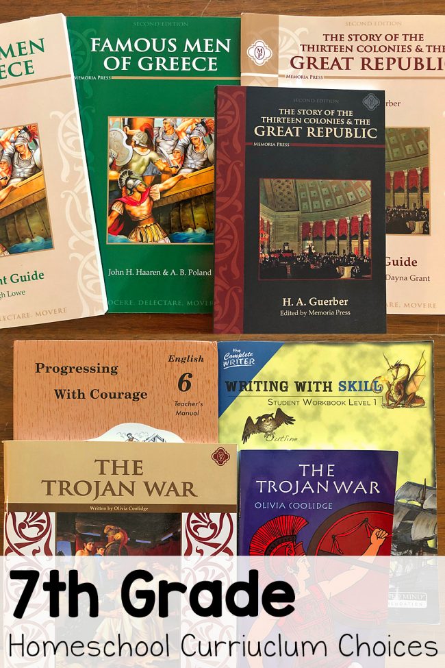 7th Grade Homeschool Curriculum Choices - Mamas Learning Corner