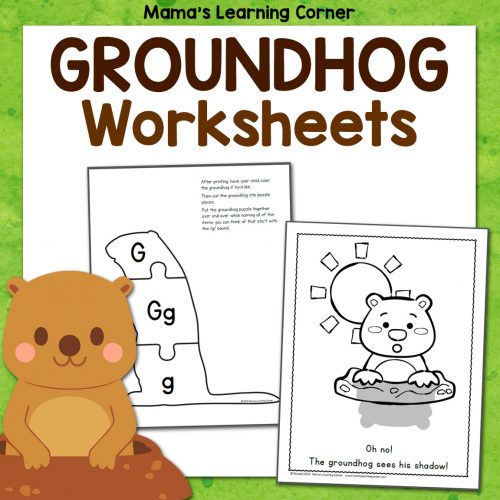 Groundhog Day Worksheets - Mamas Learning Corner