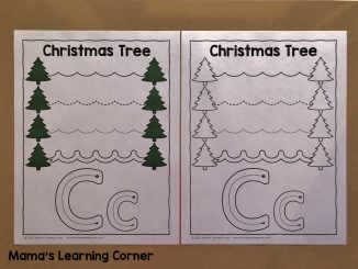 Christmas Tracing Worksheets for Preschool - Mamas Learning Corner