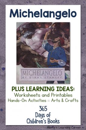 Day 3 of Children's Books - Michelangelo - Mamas Learning Corner