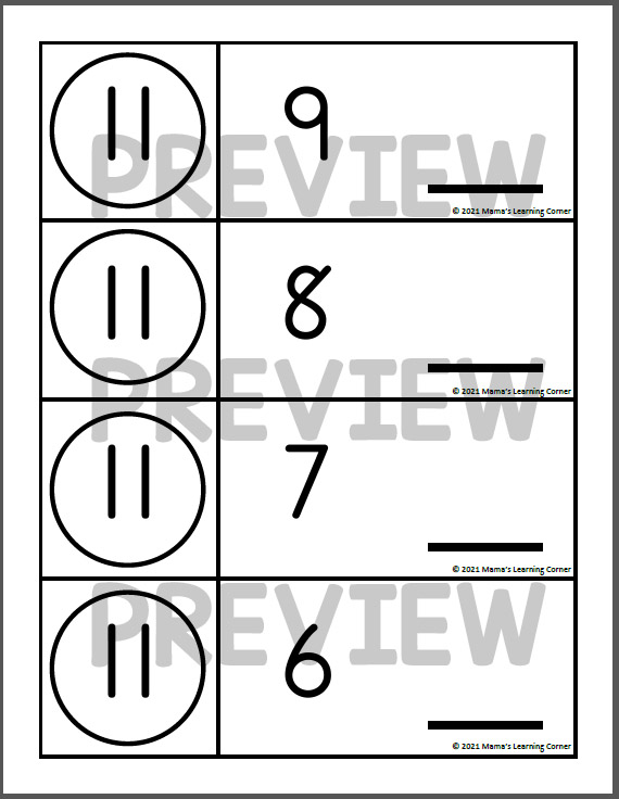 Triplet Flash Cards - Mamas Learning Corner
