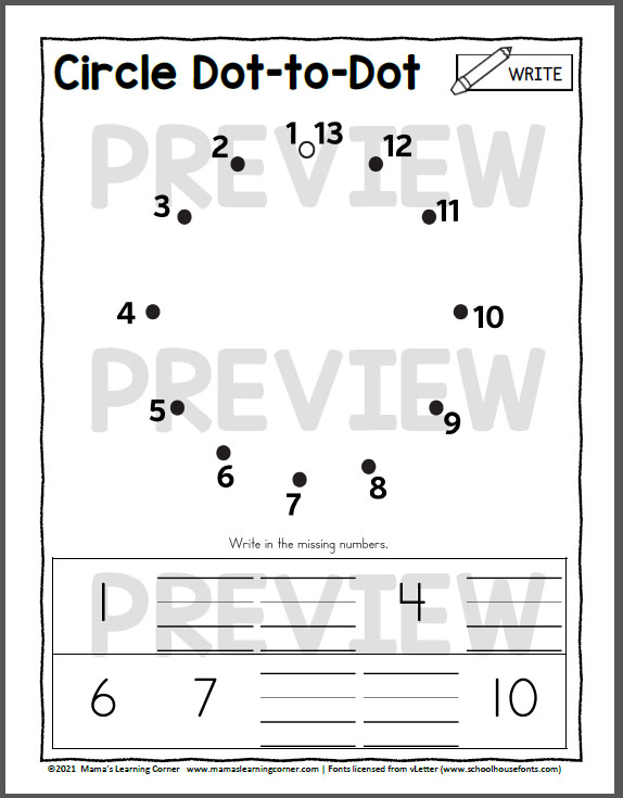 Circle Worksheets and Booklet - Mamas Learning Corner