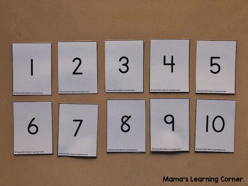 Printable Number Cards - Mamas Learning Corner