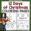 12 Days of Christmas Coloring Pages - Mamas Learning Corner