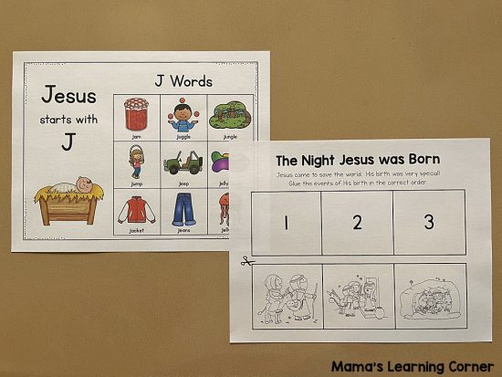Nativity Worksheets for Preschool - Mamas Learning Corner