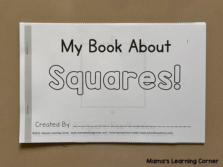 Square Worksheets for Preschool and Kindergarten - Mamas Learning Corner