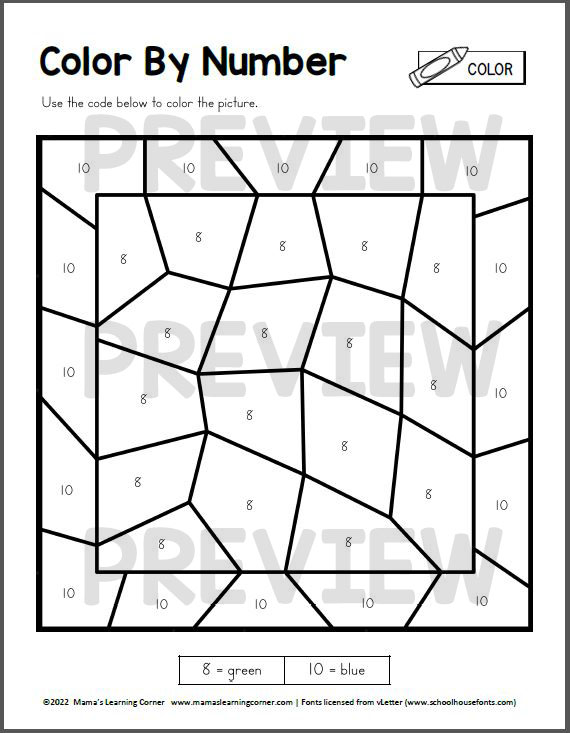 Square Worksheets and Booklet - Mamas Learning Corner