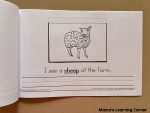 Animals at the Farm Cut and Paste Reader Booklet - Mamas Learning Corner