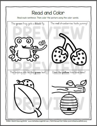Spring Worksheets for Kindergarten and First Grade - Mamas Learning Corner