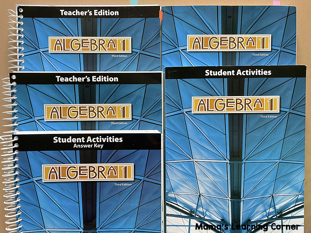 How We Use BJU Algebra 1 in Our Homeschool - Mamas Learning Corner