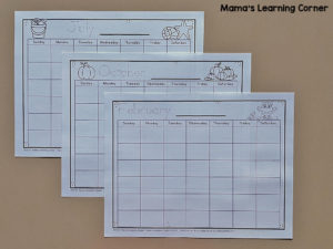 Daily Calendar Notebook for Preschool and Kindergarten - Mamas Learning ...