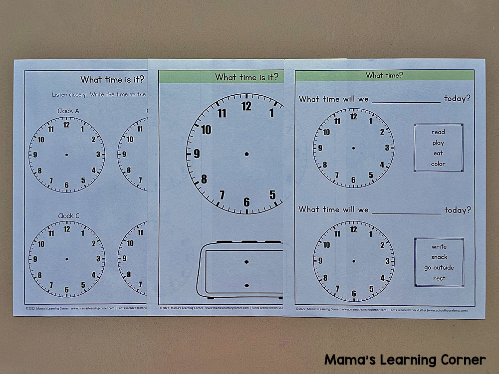 Daily Calendar Notebook for Preschool and Kindergarten - Mamas Learning ...