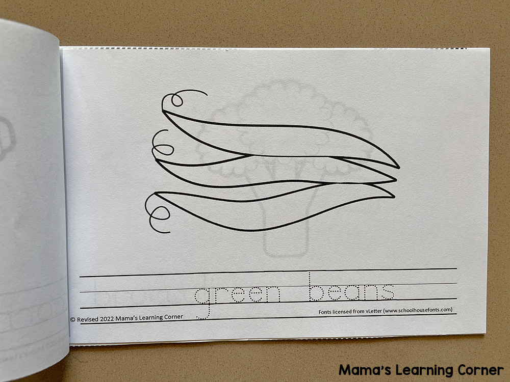 Green Beans Coloring Pages