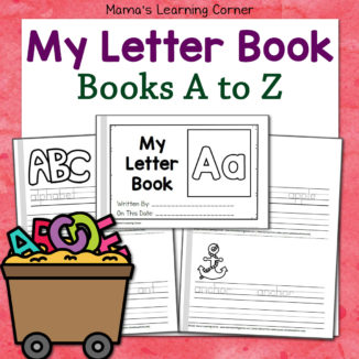 My Letter Book - Alphabet Books for A to Z - Mamas Learning Corner