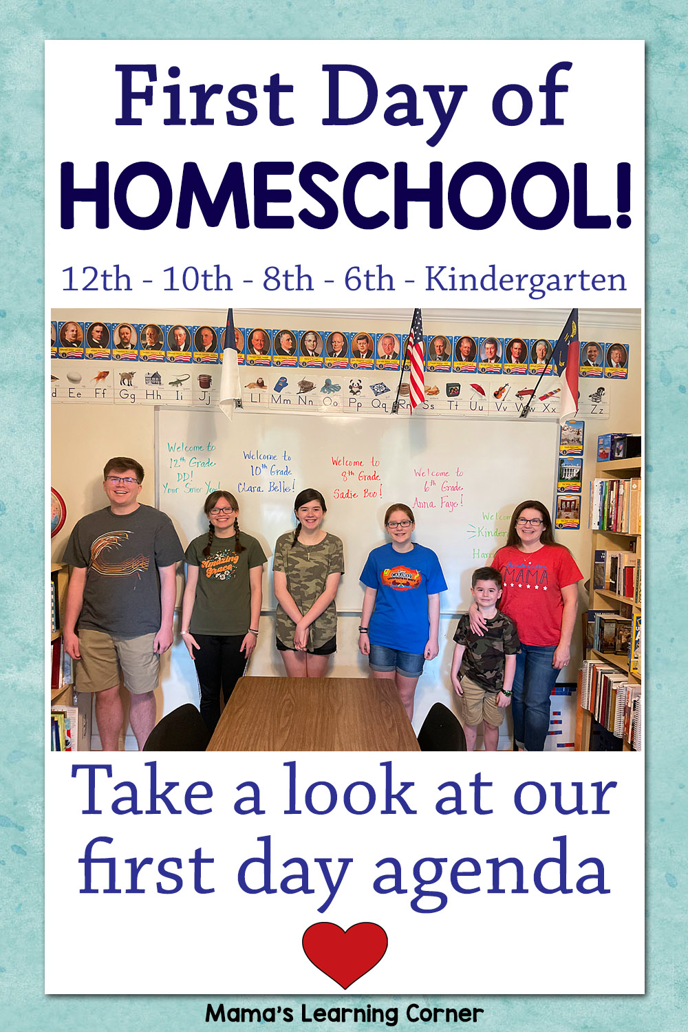 First Day of Homeschool! 2022-2023 - Mamas Learning Corner