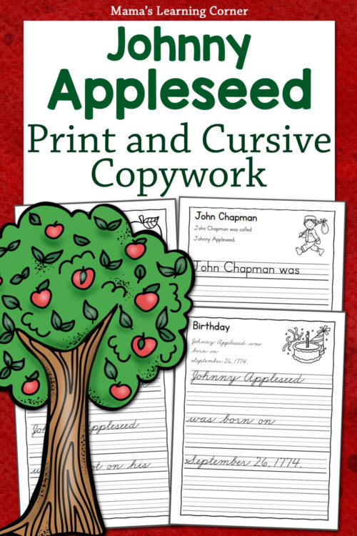 Johnny Appleseed Worksheets and Unit Study Resources - Mamas Learning ...