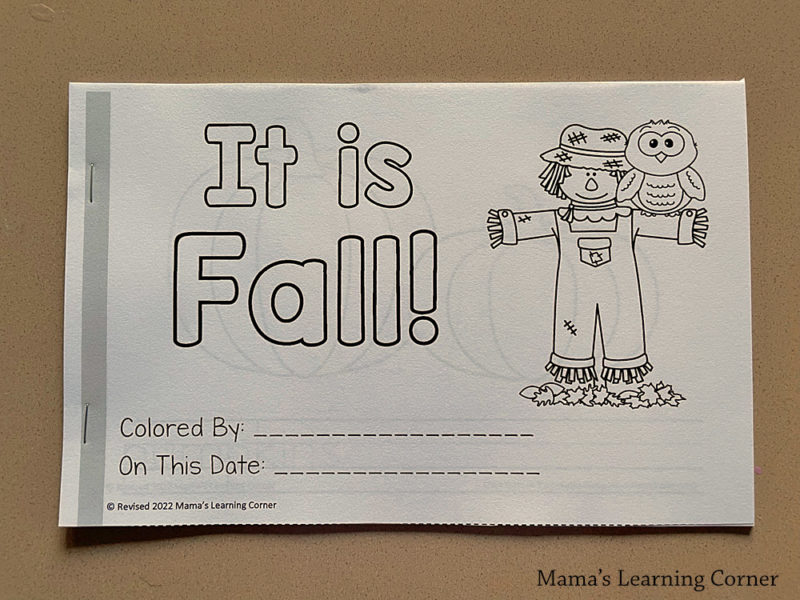 Fall Coloring Pages - Mamas Learning Corner