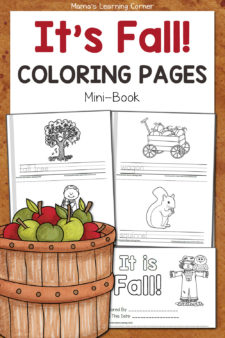 Fall Coloring Pages - Mamas Learning Corner