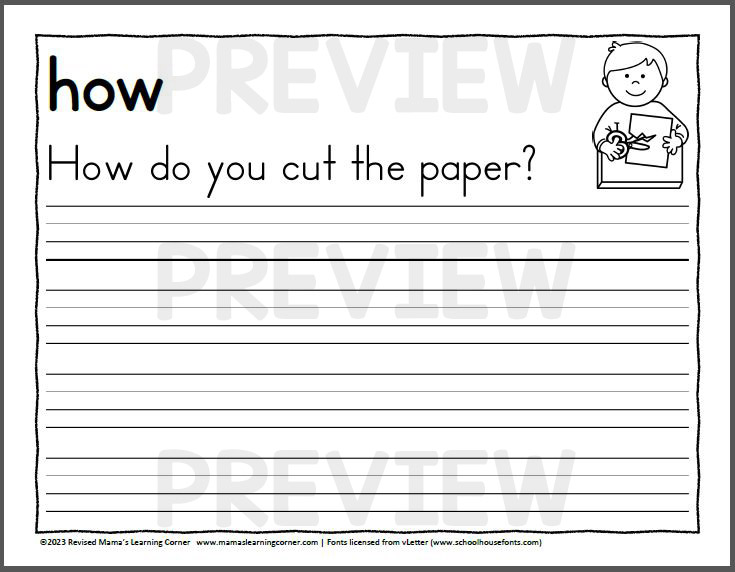 Handwriting Worksheets for Kids: First Grade Dolch Sight Words - Mamas ...