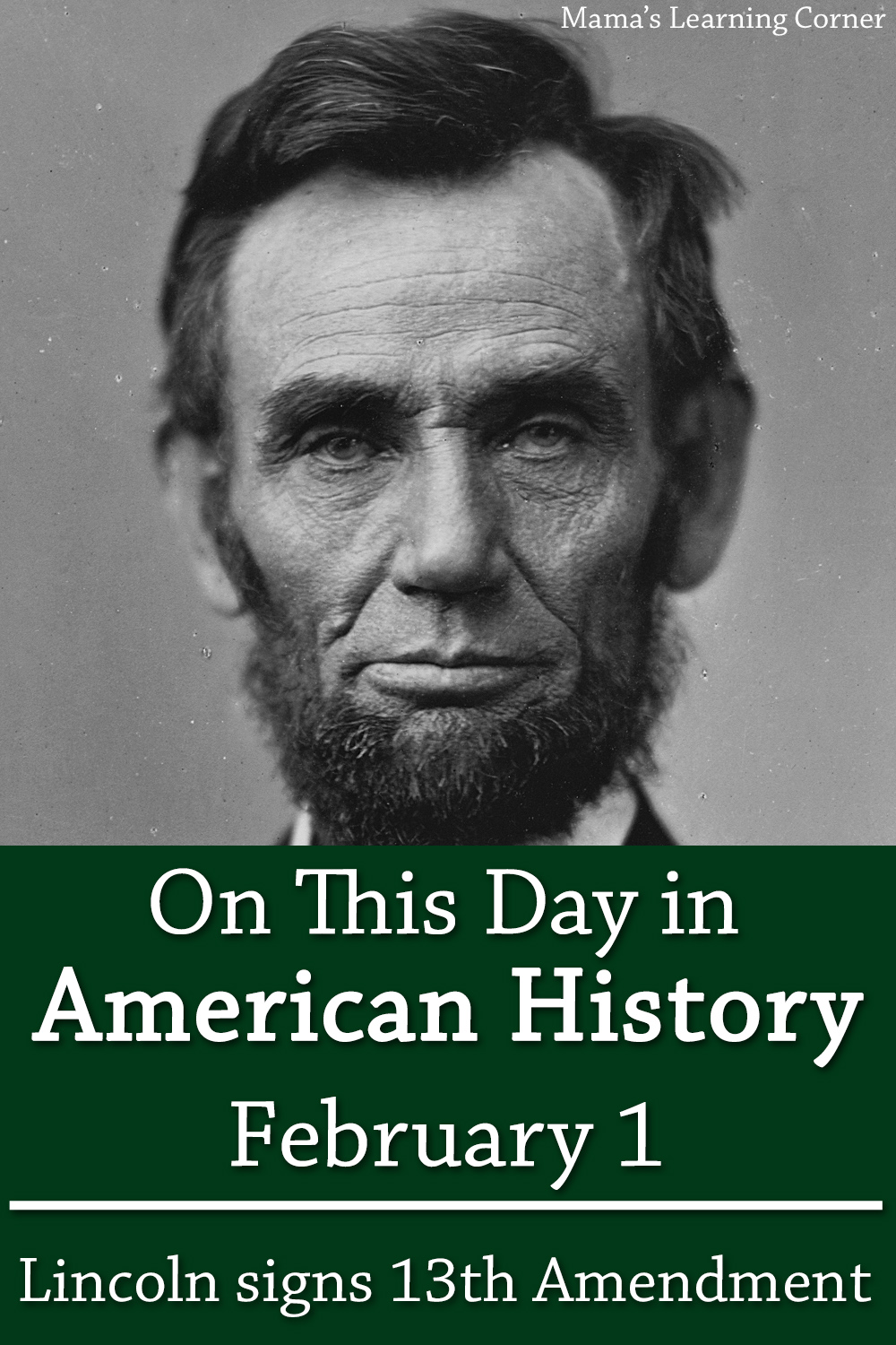 On This Day in American History: February 1 – Lincoln Signs 13th ...