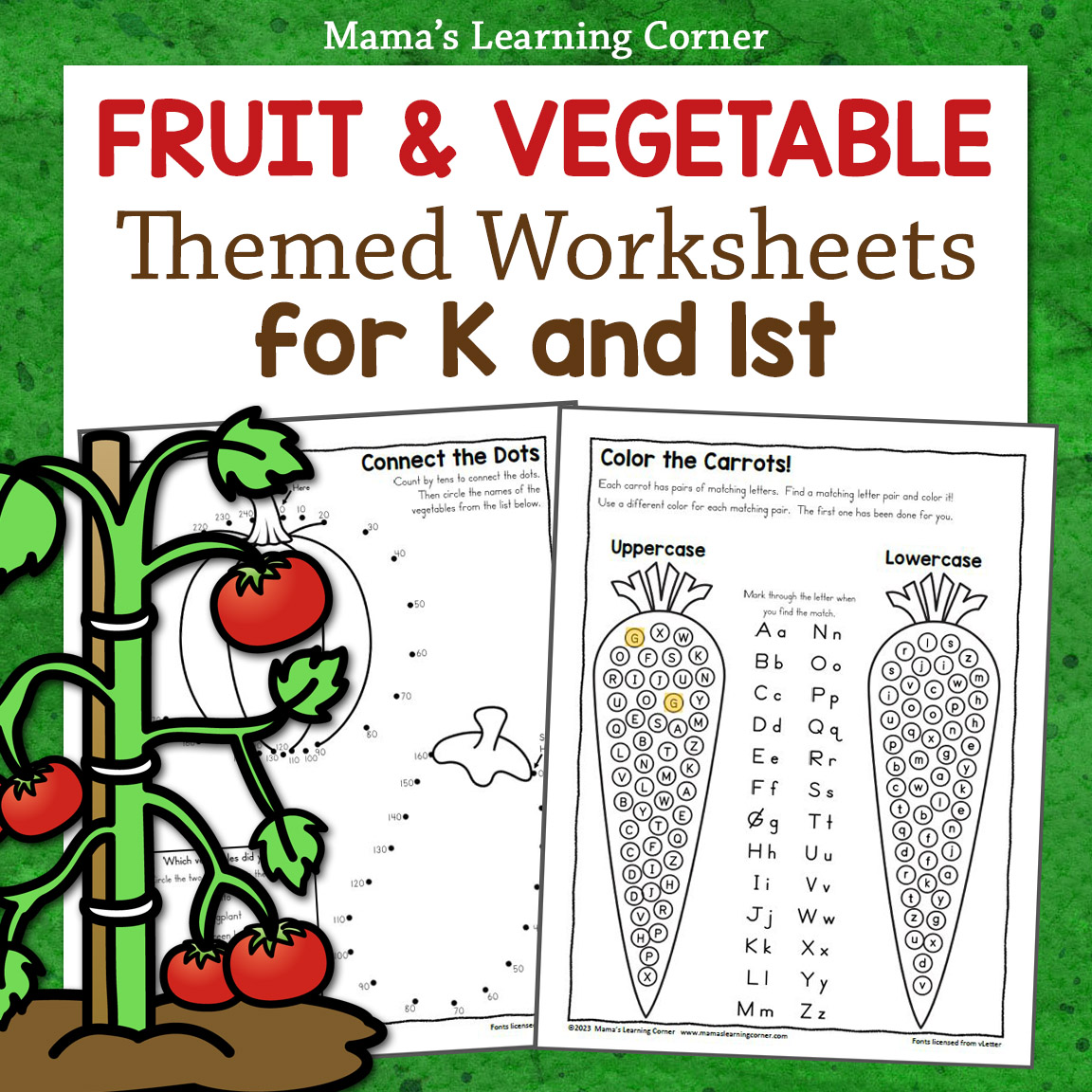 Fruits And Vegetables Pictures Printables