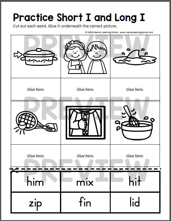 Short Vowel and Long Vowel Worksheets BUNDLE – CVC and CVCe Words ...