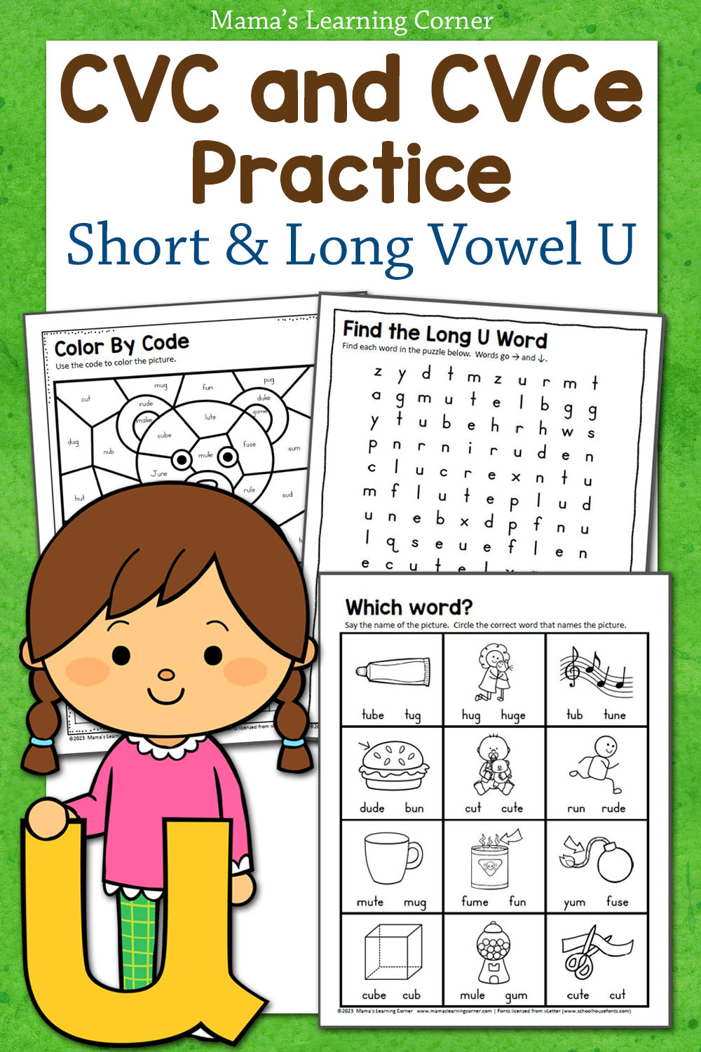 Long Vowels Worksheets