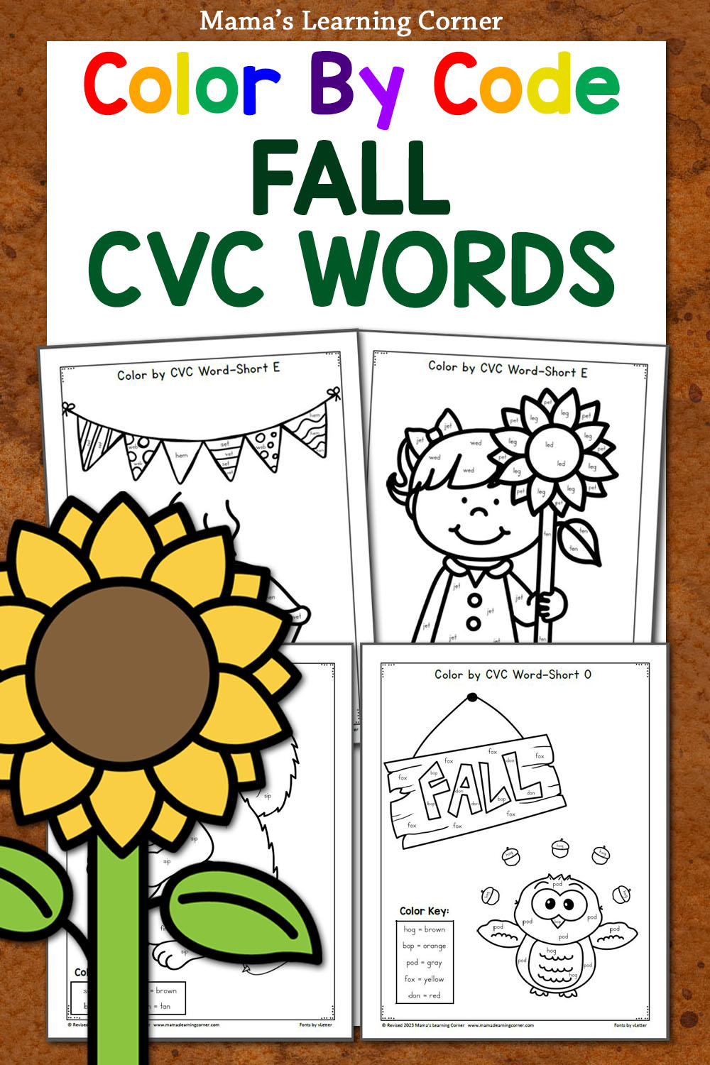Color Word Worksheets