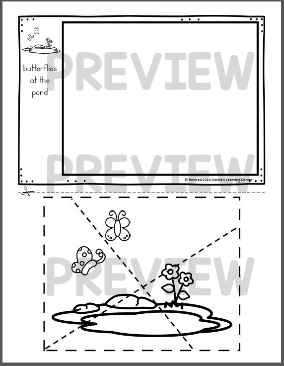 Spring Cut and Paste Puzzles - Mamas Learning Corner