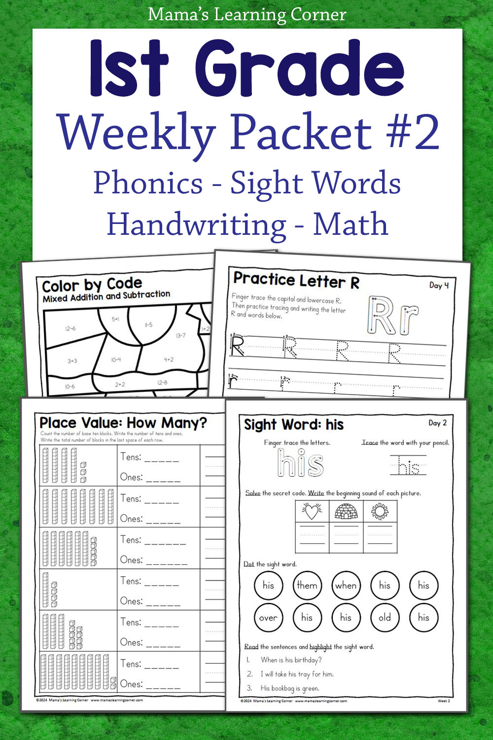 1st And 2nd Grade Worksheets